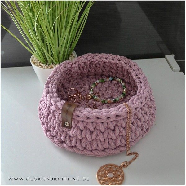 Körbchen für Schmuck - Olga Voll Handmade